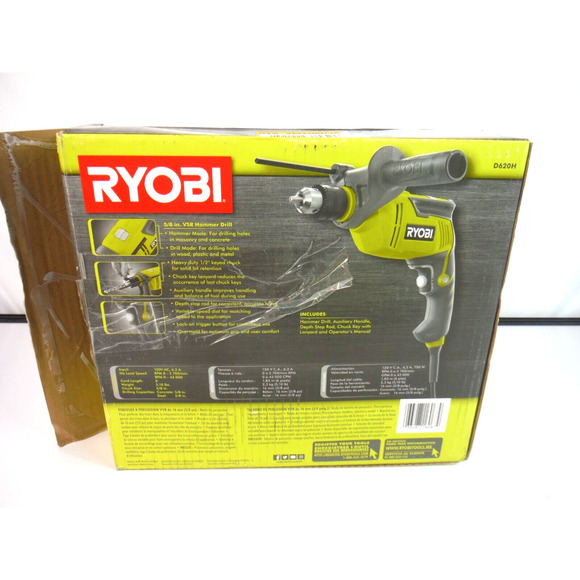 Ryobi | Other | Ryobi D62h 58 Inch Variable Speed Reversible Hammer ...